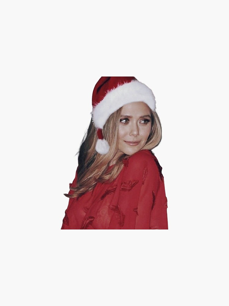 "Christmas Edition Lizzie sticker" Sticker for Sale by lizzieolsenshop ...