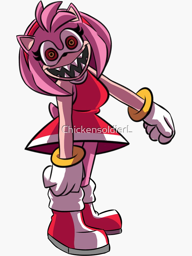 Amy Possessed Sticker By Chickensoldierl Redbubble