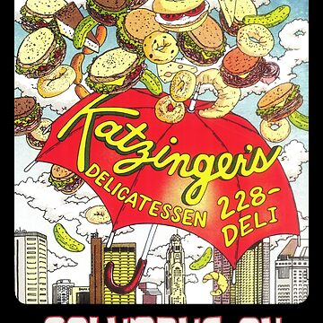 "Katzinger's Raining Bagels" Essential T-Shirt for Sale by katzingers ...