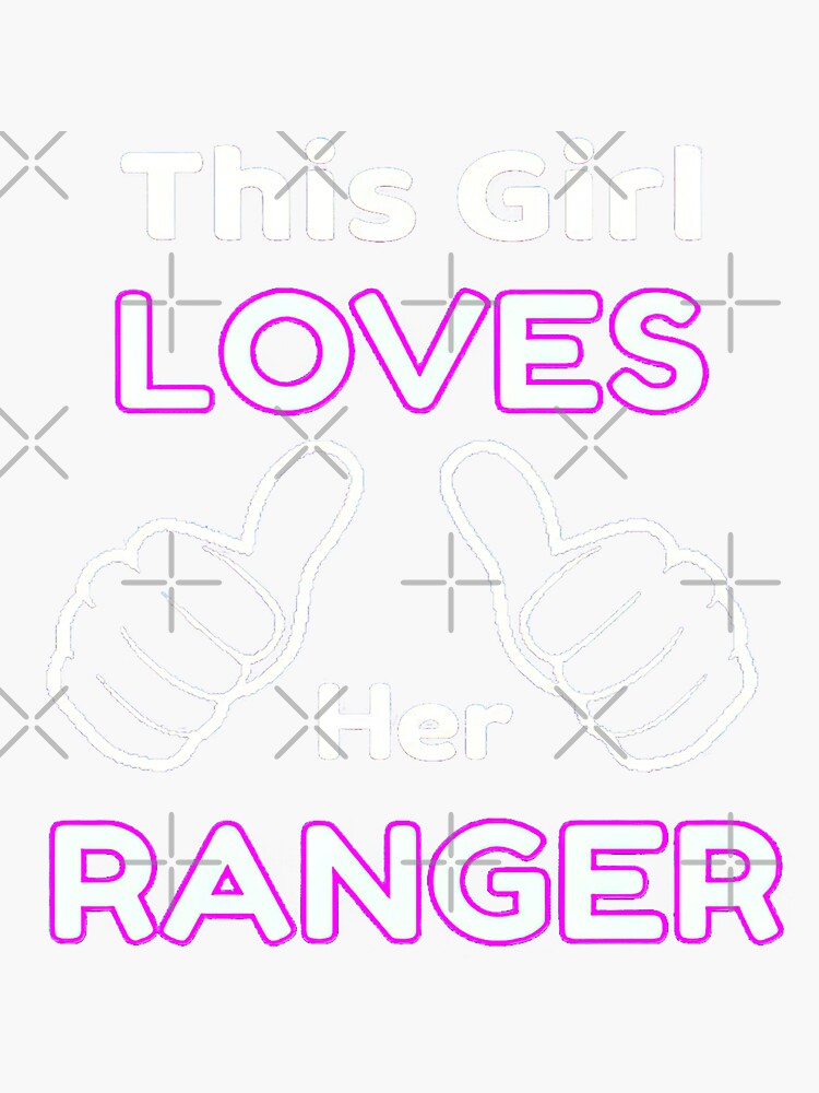 "Army Ranger Wife Loves Her Ranger Girlfriend Spouse Gift" Sticker for ...