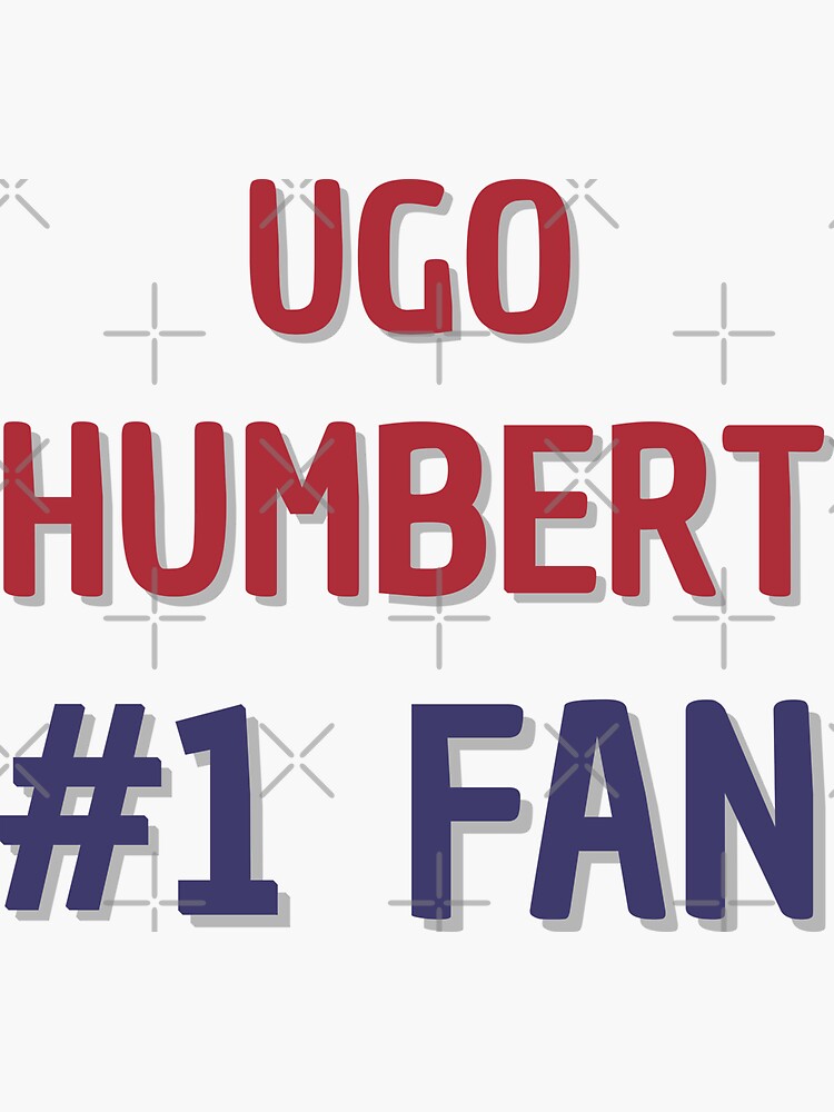 "Ugo Humbert - #1 Fan" Sticker for Sale by Rybariuns | Redbubble