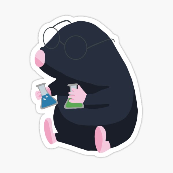 "Chemistry Mole" Sticker for Sale by ekeating03 | Redbubble