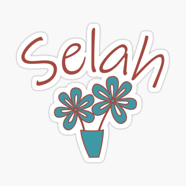 "Selah, Hebrew Word Used In Psalms of the Bible " Sticker for Sale by ...