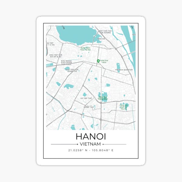 "Hanoi - Your Next Adventure Awaits" Sticker for Sale by RandSteele ...