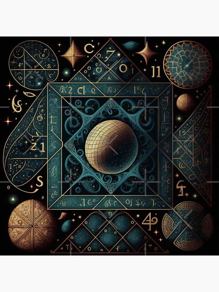 "Space math design V3" Sticker for Sale by GlobalMatrixAI | Redbubble