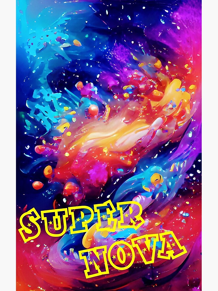 Supernova Explosion in space super colorful Premium Matte Vertical ...