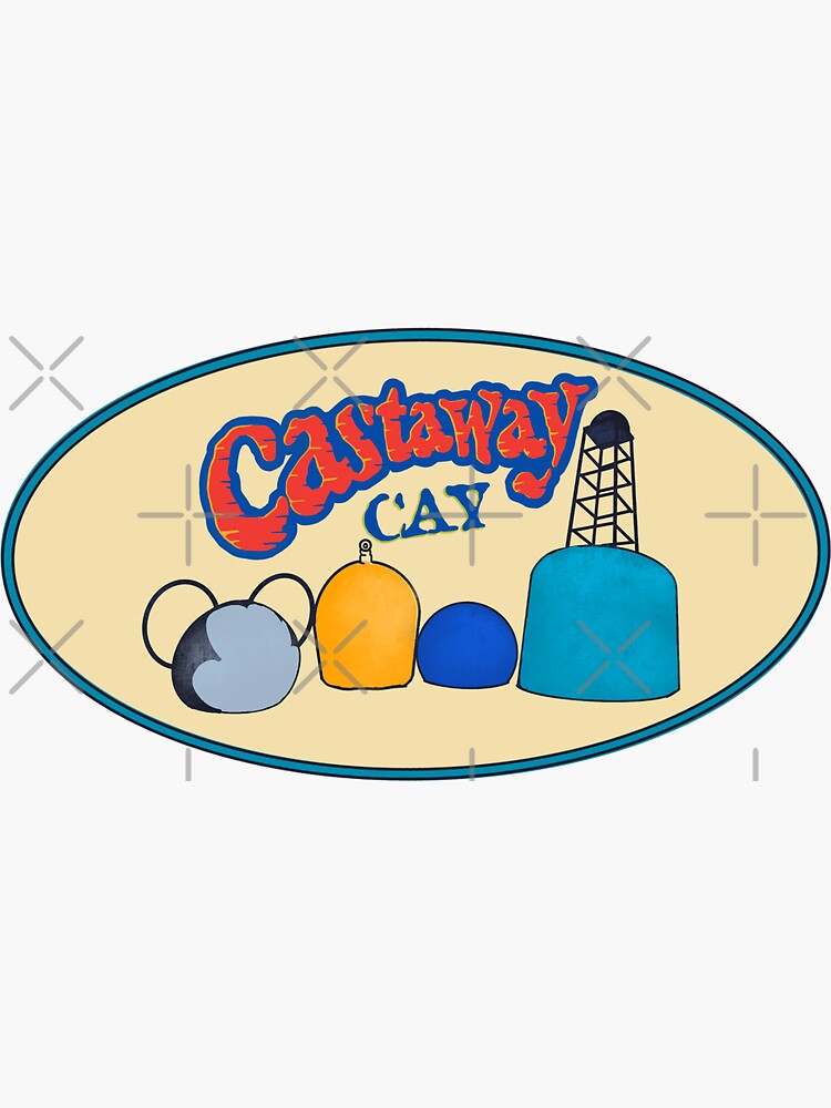 Castaway Island Sticker For Sale By Qtbatuut Redbubble