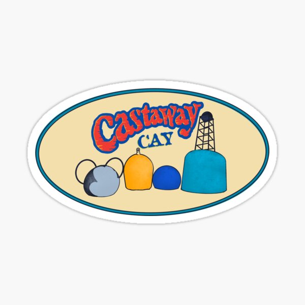 "Castaway Island " Sticker for Sale by QTBatuuT | Redbubble