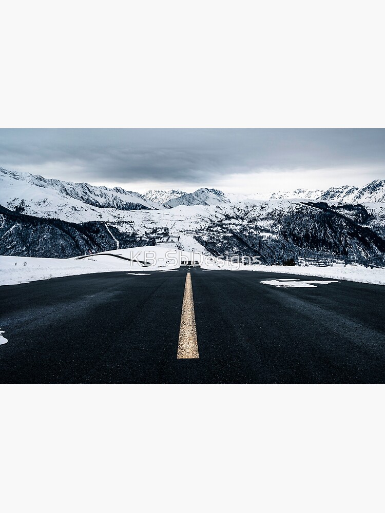 "Snow Mountain Runway" Poster for Sale by KB-SbDesigns | Redbubble