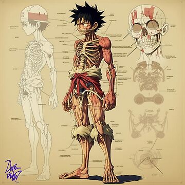 "Anime|Anatomy " Art Board Print for Sale by MindTankArt | Redbubble