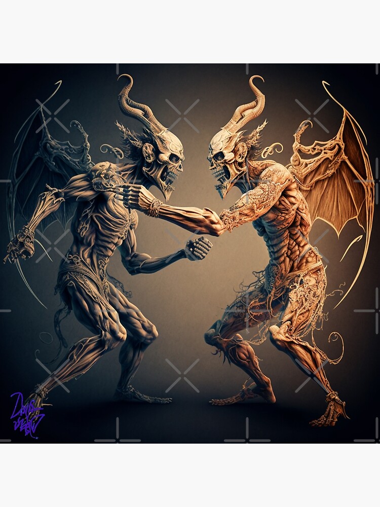 "Demon| Anatomy" Poster for Sale by MindTankArt | Redbubble