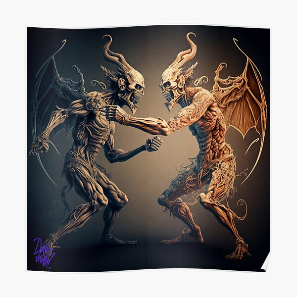 "Demon| Anatomy" Poster for Sale by MindTankArt | Redbubble