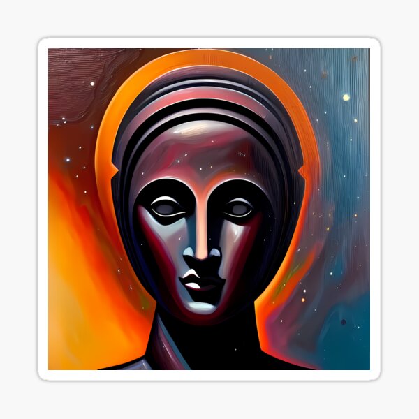 "Greek woman" Sticker for Sale by BigBrainArtwork | Redbubble