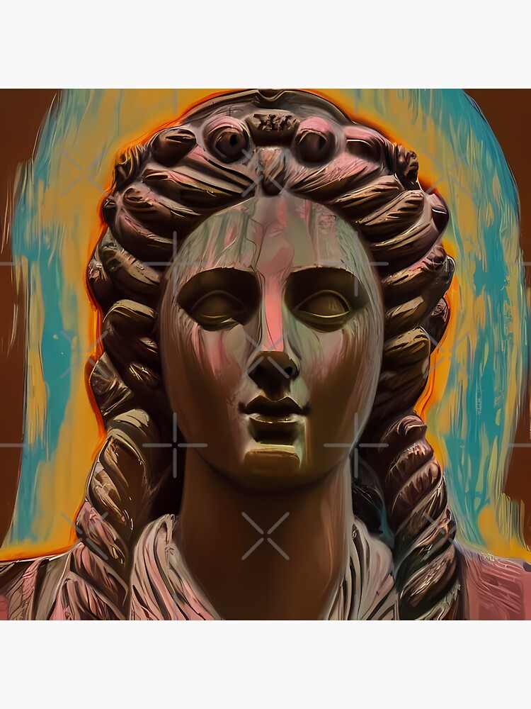 "Roman marble statue" Sticker for Sale by BigBrainArtwork | Redbubble