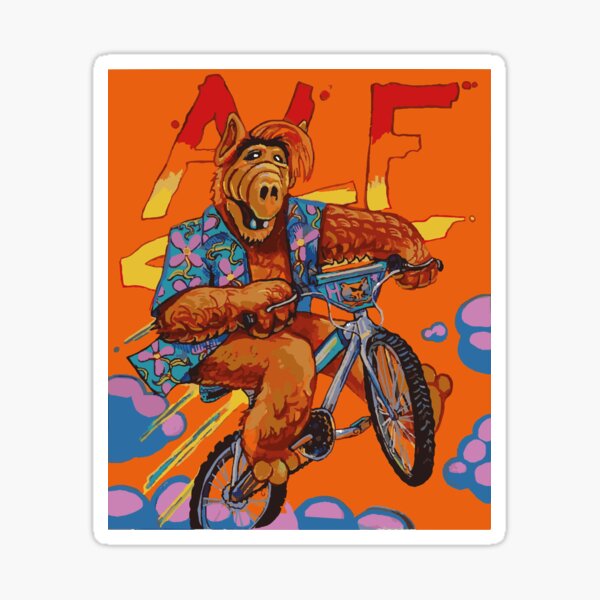 "ALF - Alien life form" Sticker for Sale by beauartistic | Redbubble