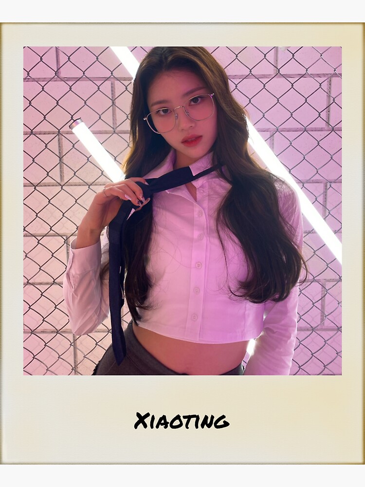 "Xiaoting Kep1er kpop retro vintage original art" Sticker for Sale by kpopggart | Redbubble