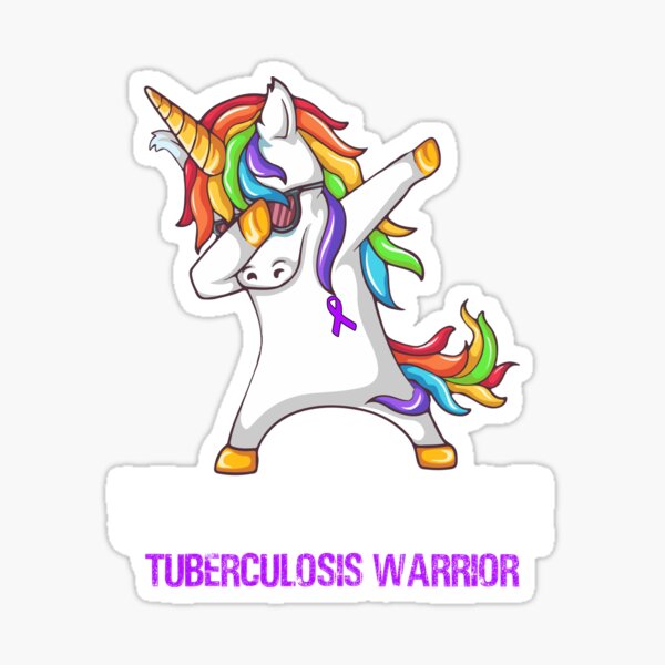 "Tuberculosis Awareness - Unicorn Tuberculosis Warrior Ribbon ...