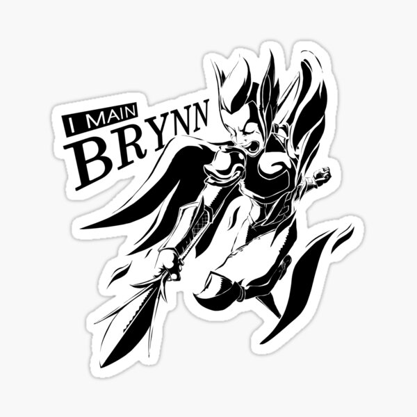 "I Main Brynn - Brawlhalla" Sticker for Sale by Spuk | Redbubble