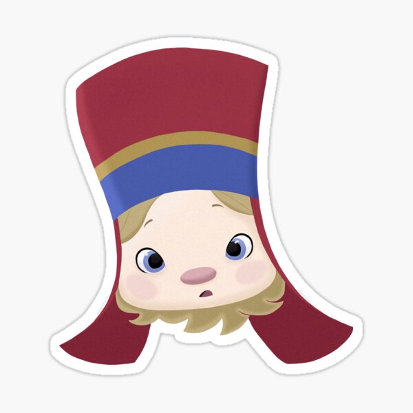 "Márgu Klaus" Sticker for Sale by MysticalEnby | Redbubble