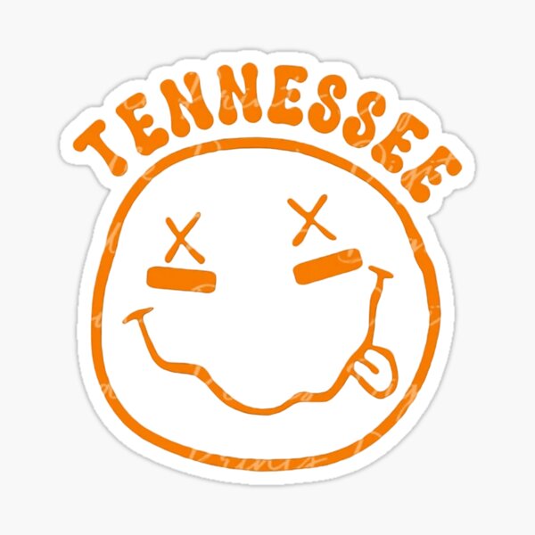"Tennessee smiley face" Sticker for Sale by lostdrip- | Redbubble