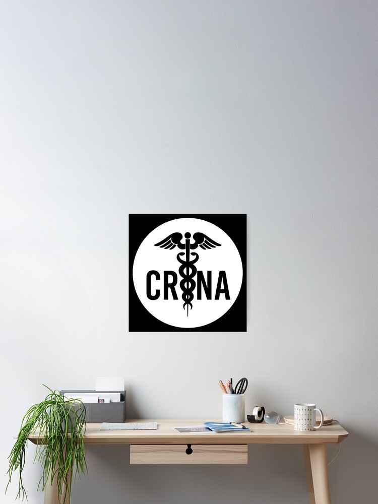 "CRNA Certified Registered Nurse Anesthetist Caduceus Medical Symbol ...
