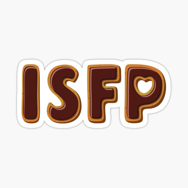 "MBTI Nutella Cookies Adventurer Personality (ISFP-A / ISFP-T)" Sticker ...