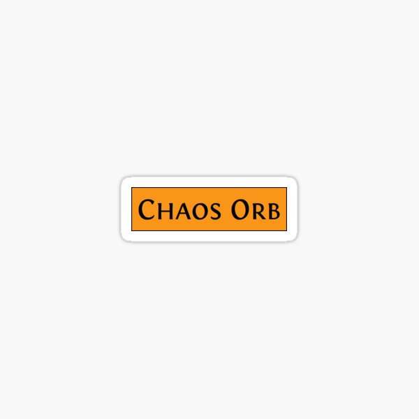 "Path of Exile Chaos Orb" Sticker by askadi95 | Redbubble
