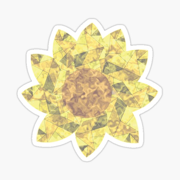 "Sunflower" Sticker for Sale by HumblCreations | Redbubble