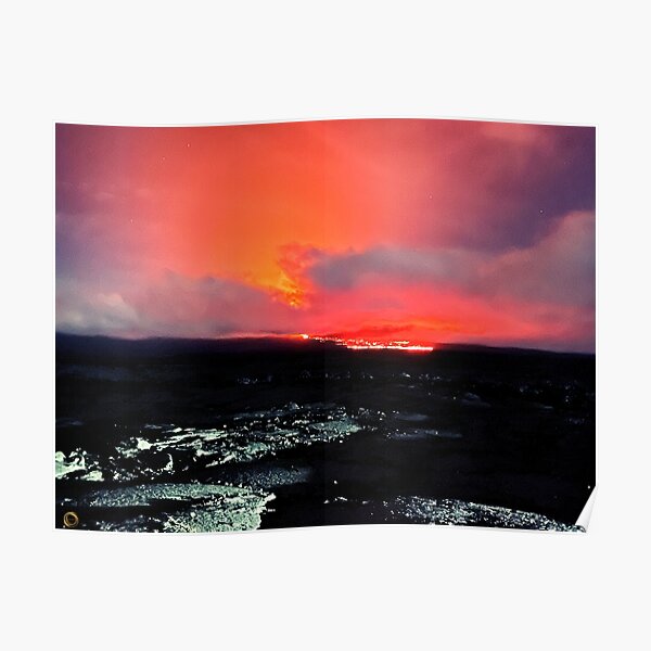 "Mauna Loa Night Sky" Poster for Sale by Gallery033 | Redbubble