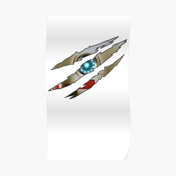 "Iron scratch" Poster by FoliumDesigns | Redbubble