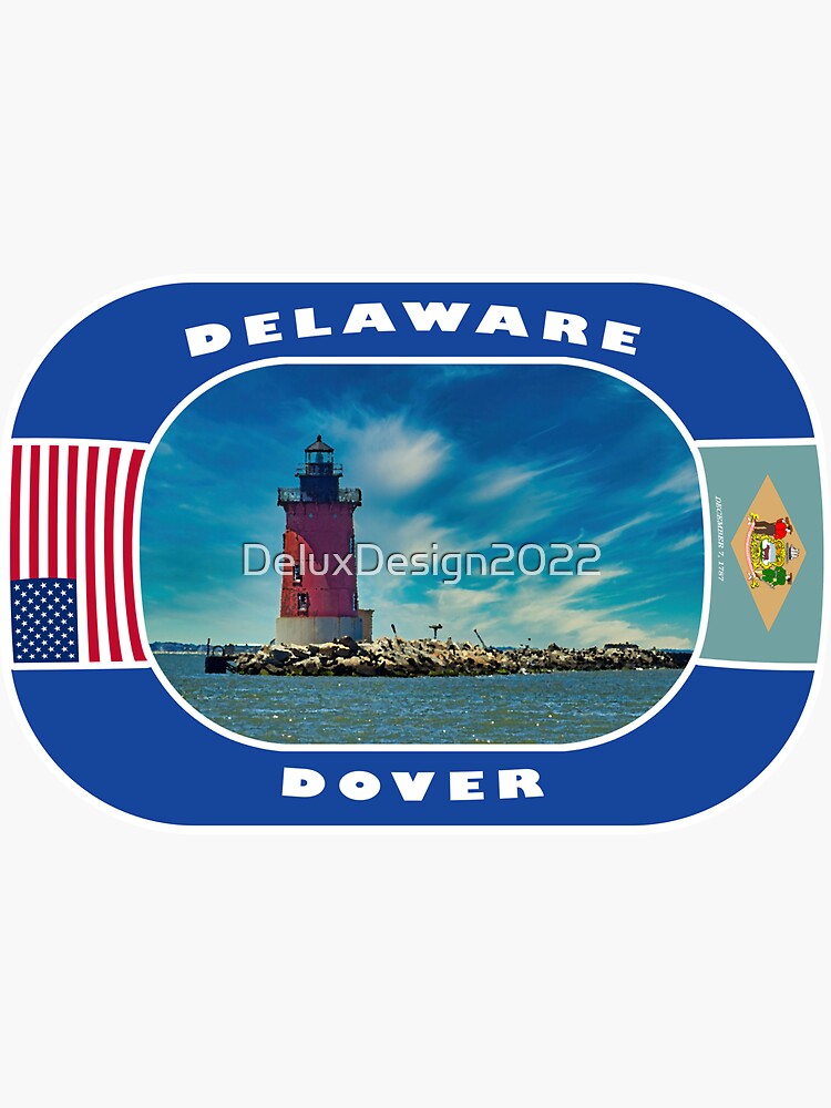 "Delaware, Dover, USA" Sticker for Sale by DeluxDesign2022 | Redbubble