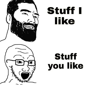 "Chad vs Soyjak" Poster for Sale by sludgedredd | Redbubble