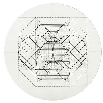 "6D Cube " Sticker by In2itivGeometry | Redbubble