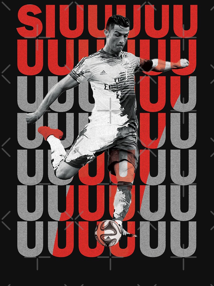 "Siuuuuuu Cristiano Ronaldo" Essential T-Shirt for Sale by negibhamady | Redbubble
