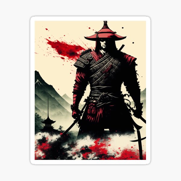 "Ronin Life - 2D Original Digital Artwork" Sticker for Sale by ...