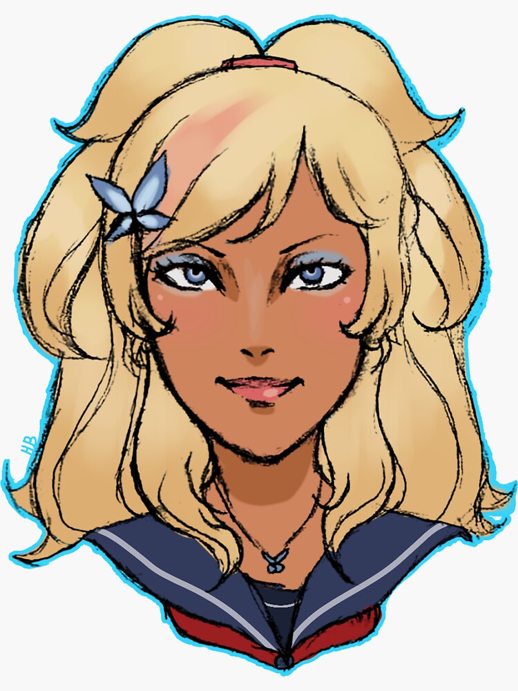 "Yandere Simulator Musume Ronshaku Decal Sticker Art" Sticker for Sale ...