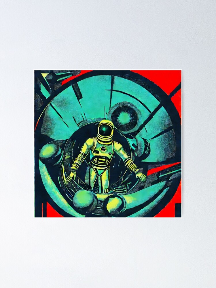"Old space comics | retro aesthetics " Poster for Sale by spinolator ...