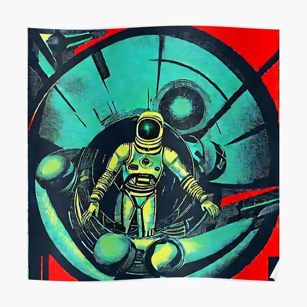 "Old space comics | retro aesthetics " Poster for Sale by spinolator ...