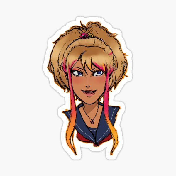 "Hana Daidaiyama Yandere Simulator Bully Sticker Decal Art" Sticker for ...