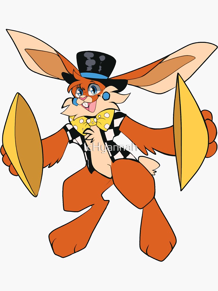 "Ralpho the bunny" Sticker for Sale by IcHyannah | Redbubble