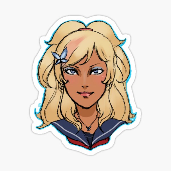 "Yandere Simulator Bully Musume Ronshaku Decal Sticker Art" Sticker for ...