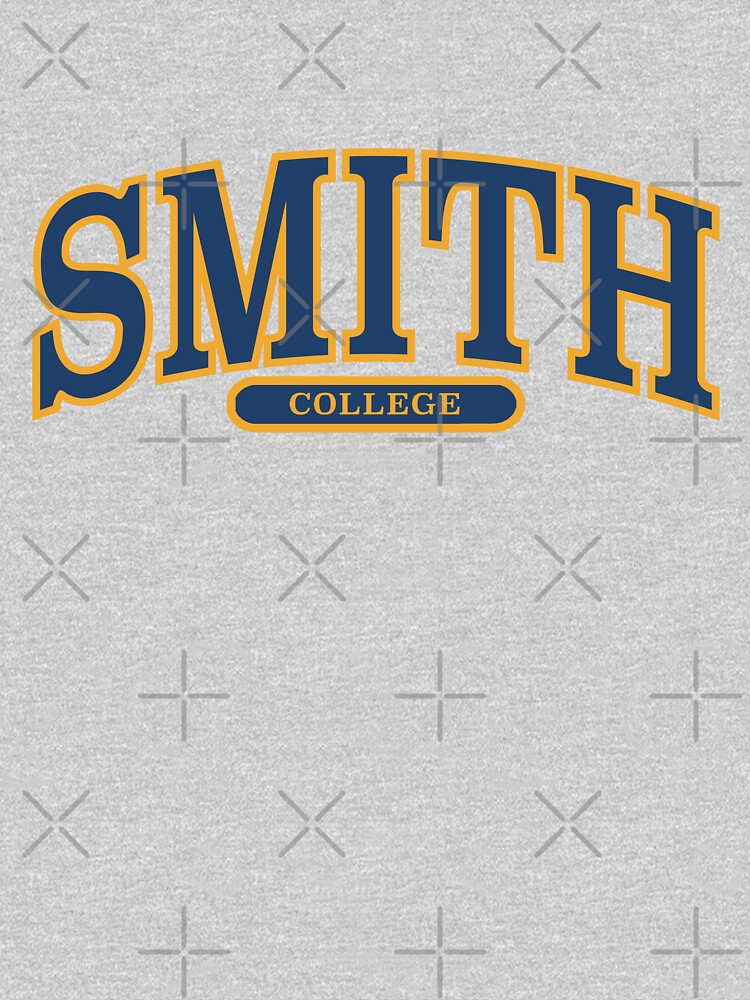 "smith college - serif font curved " T-shirt for Sale by scollegestuff ...