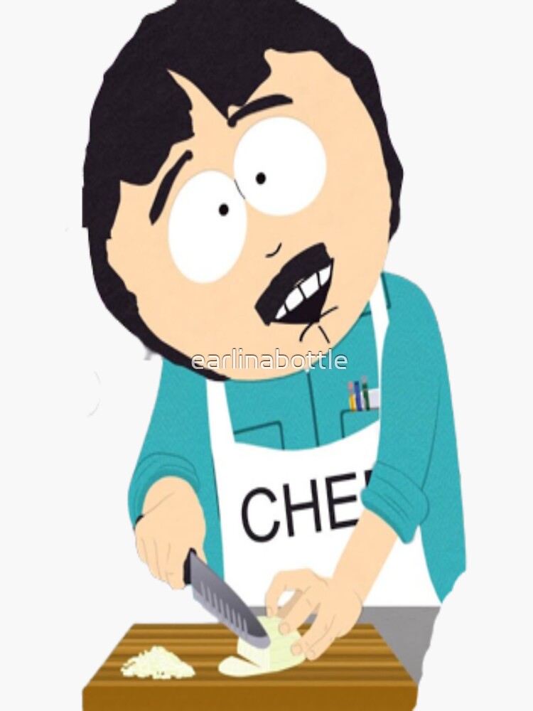 "Chef Randy" Sticker for Sale by earlinabottle | Redbubble