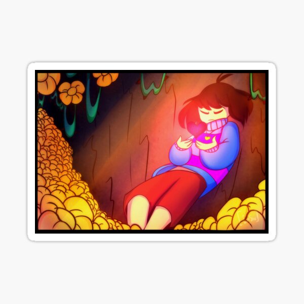 "UnderTale -Frisk" Sticker for Sale by blackroses113 | Redbubble