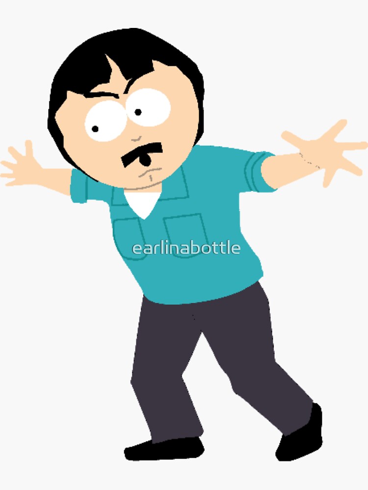 "Broadway Randy" Sticker for Sale by earlinabottle | Redbubble