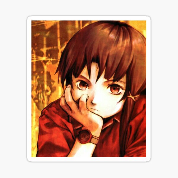 "Serial Experiments Lain" Sticker for Sale by Serial-Exper | Redbubble