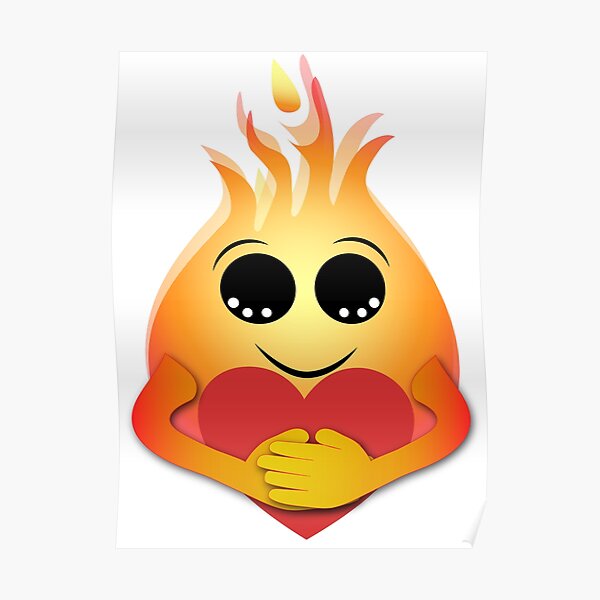 "Caring Emoji" Poster for Sale by mamagoose26 | Redbubble