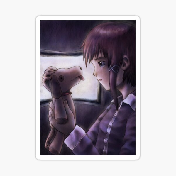 "Serial Experiments Lain" Sticker for Sale by Serial-Exper | Redbubble