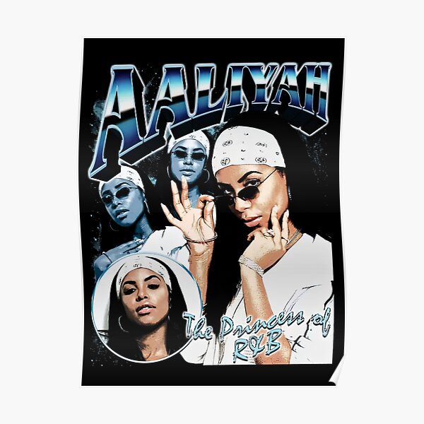 "Aaliyah Vintage" Poster for Sale by FranklinMoody | Redbubble
