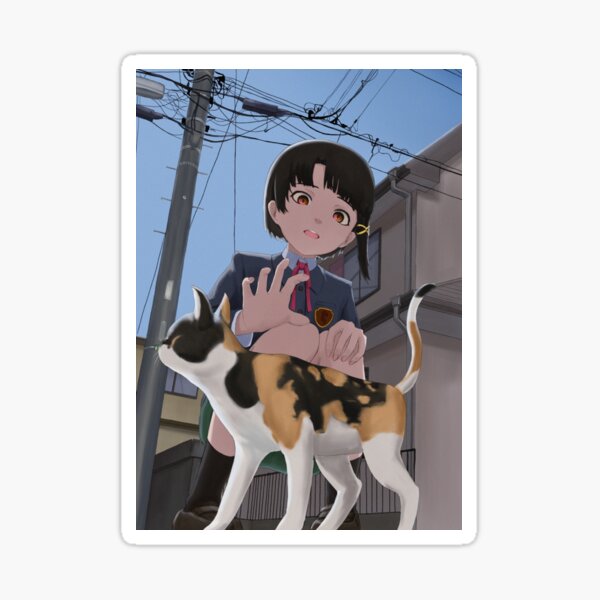 "Serial Experiments Lain" Sticker for Sale by Serial-Exper | Redbubble